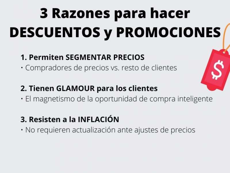 3 poderosas RAZONES para hacer DESCUENTOS y PROMOCIONES ...